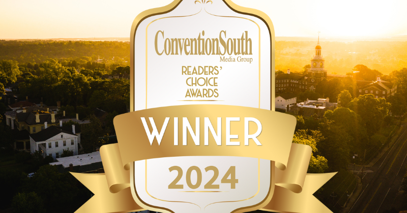 Visit Macon Awarded Convention South Reader's Choice Award 2024 | Macon, GA
